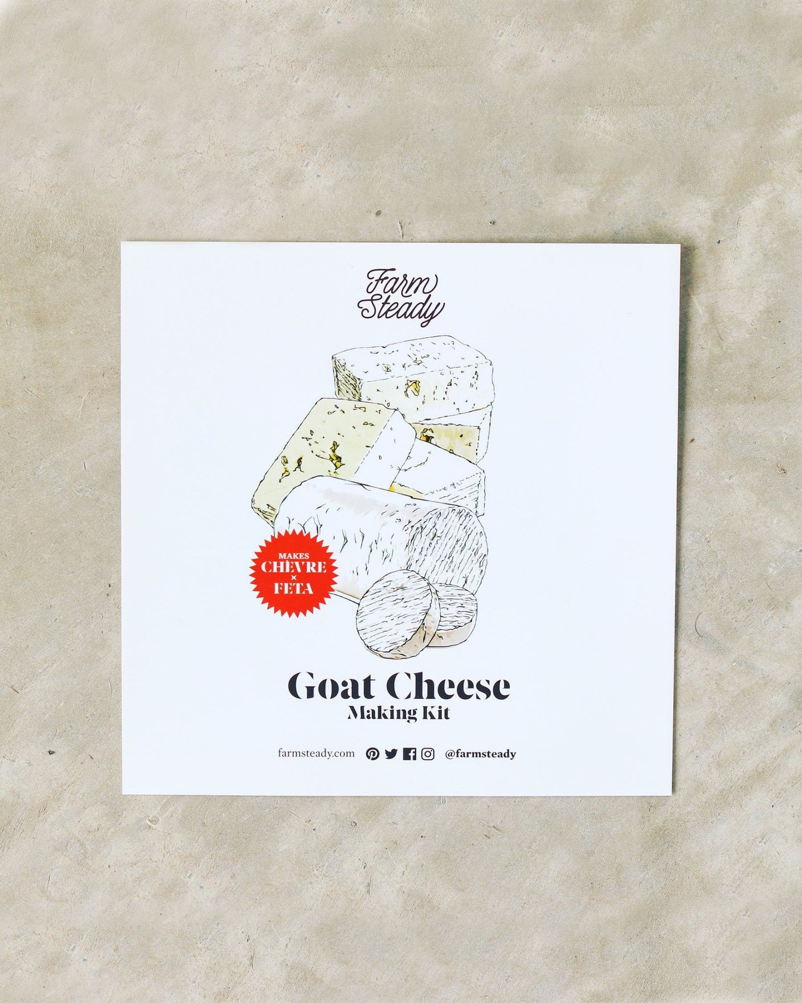 Goat Cheese Making Kit — FarmSteady